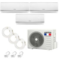 Climatiseur reversible tri-split AIRTON - A Poser Soi-meme - 2500W - 3500W - ReadyClim 3x4M - WIFI