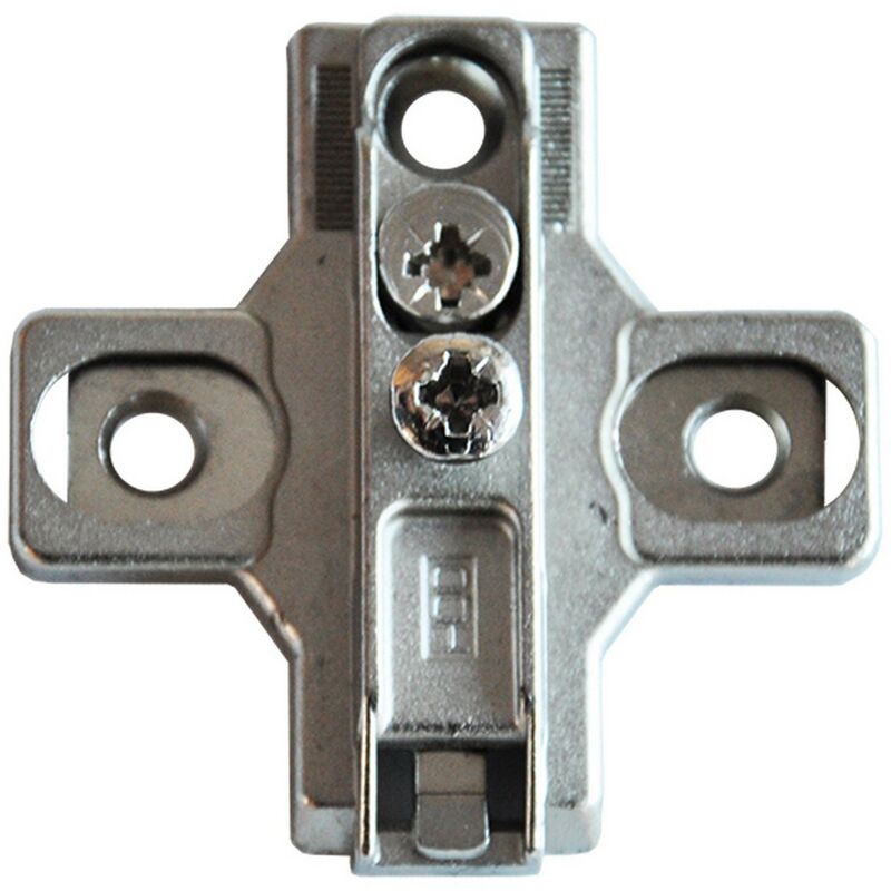 10PZ BASETTA REGOLABILE PER CERNIERE art. B2R3E39 - altezza 3