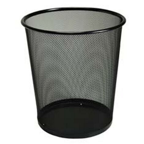 4PZ CESTINO GETTACARTE IN METALLO - ø cm.27x29h.