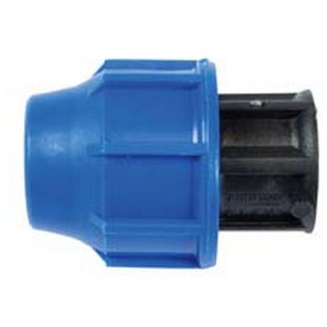 10PZ RACCORDO A COMPRESSIONE TAPPO FEMMINA PN16 - MM.40