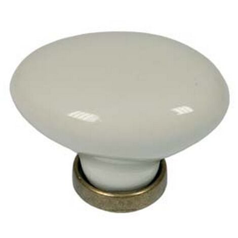 5PZ POMOLI OVALI IN PORCELLANA MOD.P02.01 AVORIO - MM.24X34X25H.