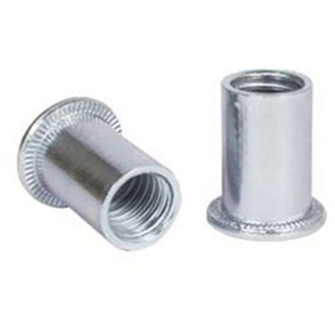 200PZ INSERTI FILETTATI A TESTA CILINDRICA IN ACCIAIO - M4