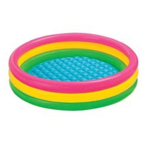 PISCINA GONFIABILE TONDA 3 ANELLI +2 ANNI - CM.114X25H. - PESO KG.1,20 (57412)