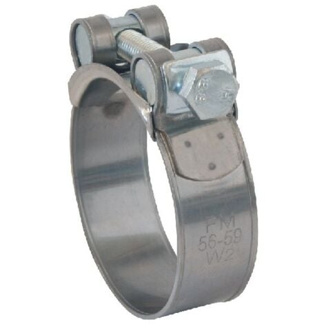 10PZ FASCETTA STRINGITUBO 'SUPERCLAMPEX' Ï MM. 80X85