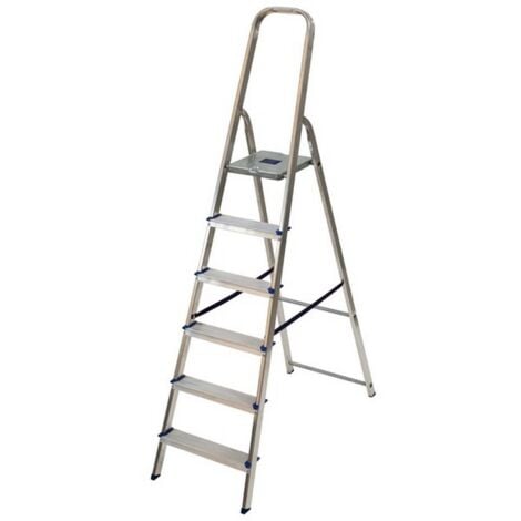 1PZ SCALA IN ALLUMINIO ALFA 5 gradini