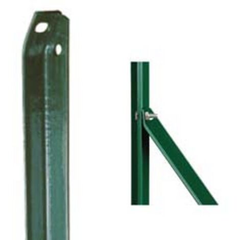 10PZ SAETTA AD "L" IN FERRO PLASTIFICATO - MT.1,20 - KG.1,20