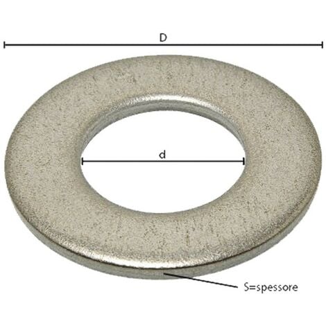 1000PZ RONDELLA PIANA COMUNE M 10 - 2,2 x 20 x 10,8 mm
