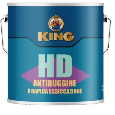 ANTIRUGGINE A RAPIDA ESSICCAZIONE King Hd 2,5 LT GRIGIO applica facile ...