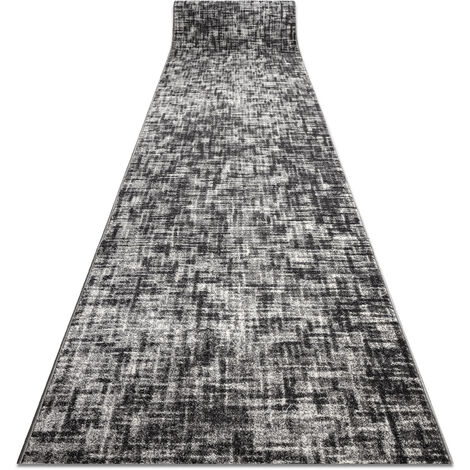 Tapis de couloir SILVER Fasti treillis gris 120cm grey 120x570 cm