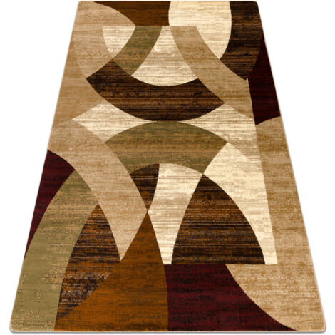 Tapis ROYAL HD10 Géométrique - beige / vert beige 250x350 cm