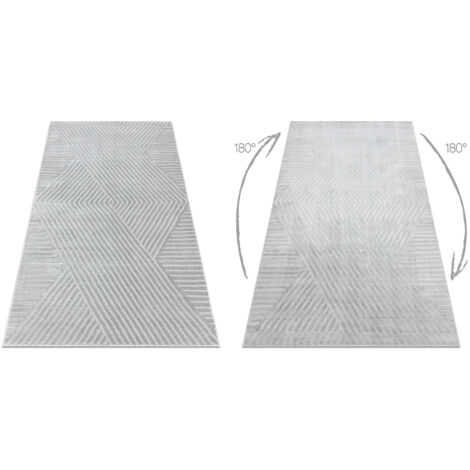 Tapis BALANCE 1503 gris - Géométrique, structurel, glamour grey 240x330 cm