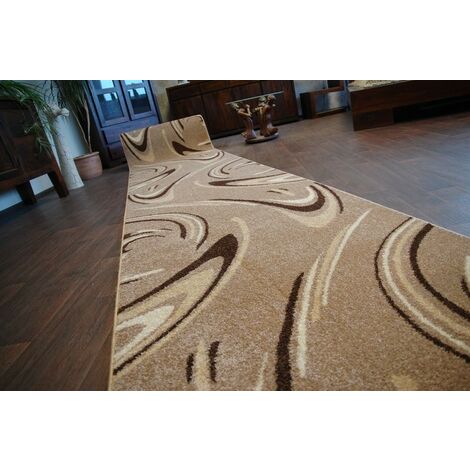 Tapis de couloir KARMEL FRYZ - CAFÉ noix 90 cm brown 90x960 cm