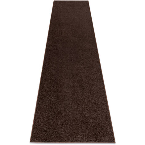 TAPIS DE COULOIR ETON 898 marron brown 80x130 cm