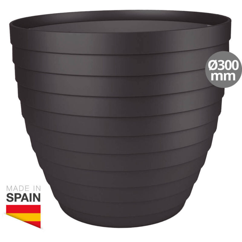 Pot Pomara Ø300mm Gris Anthracite