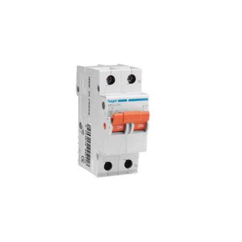 HAGER MN506V Disjoncteur MN 1P+N 6A courbe C