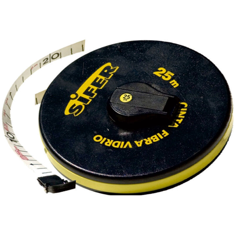 Mètre ruban en fibre de verre 30m 15mm Sifer