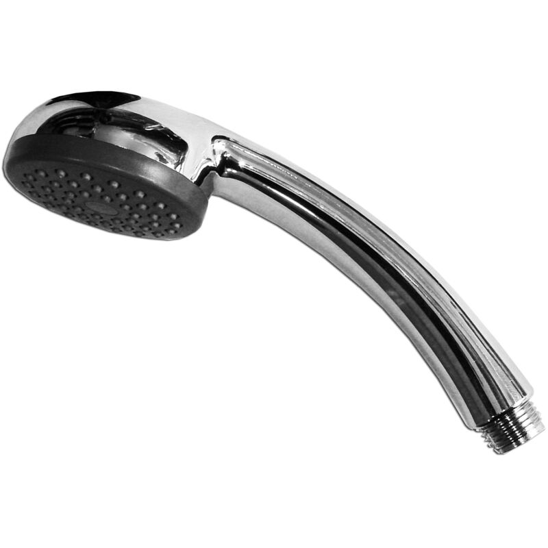 Poignée de téléphone fixe Pluvia Shower chromée avec support