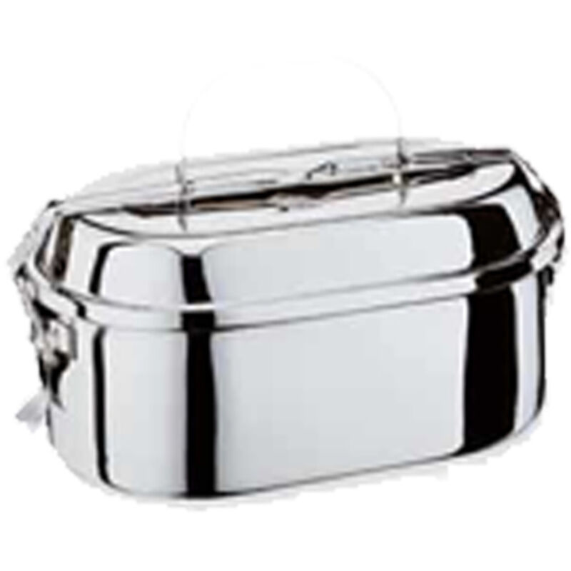 Lunch Box Ovale Inox 18+2 Assiettes 5111