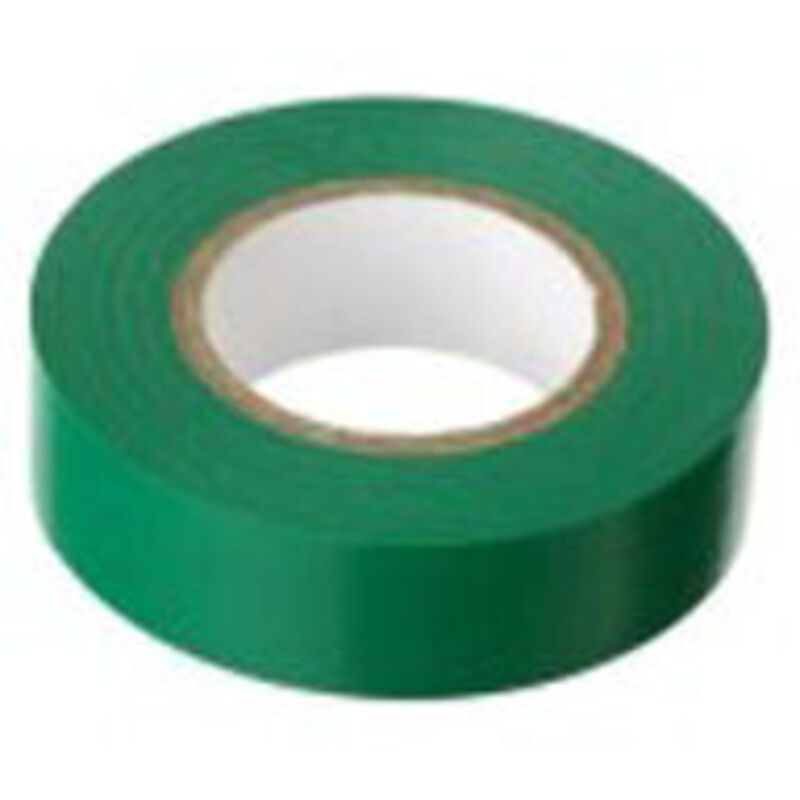 Ruban isolant 10 m x 19 mm rouleau vert
