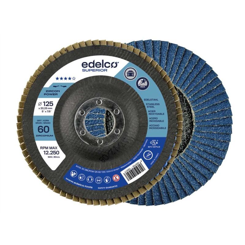 Disque mille-feuille EDALCO Zirconium Zircon Power 115/80 à base bombée