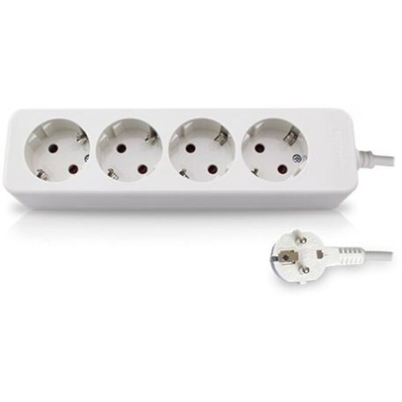 Embase multiple 4 fiches 1,5m de câble GSC 0800212