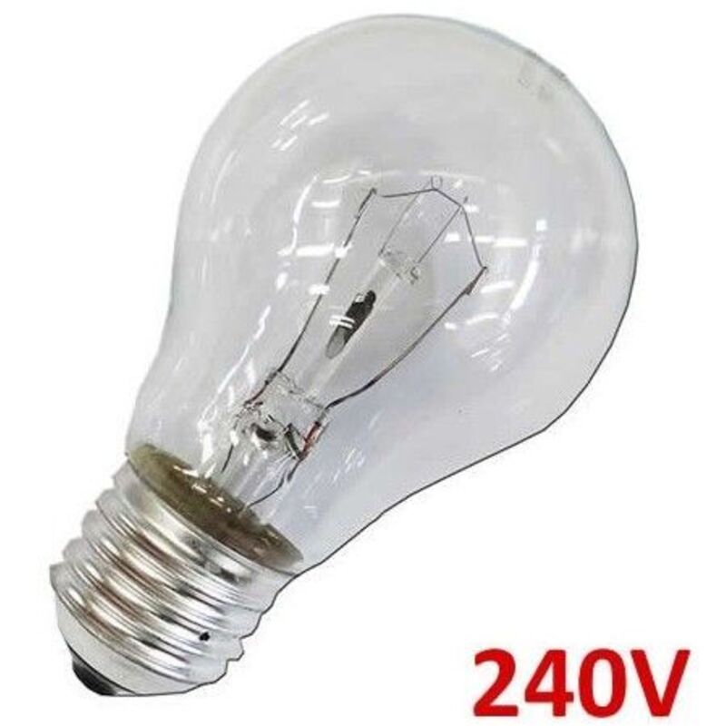 Ampoule à incandescence standard claire 200 W E27 à usage industriel ...