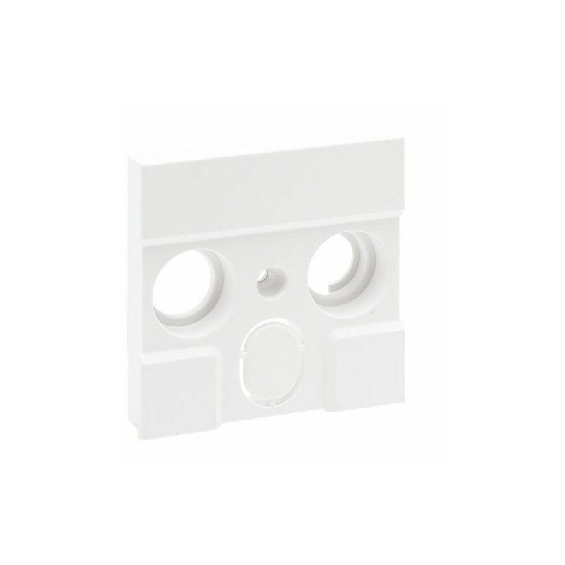 Cache prise TV universel Niloé Step blanc mat LEGRAND 864160