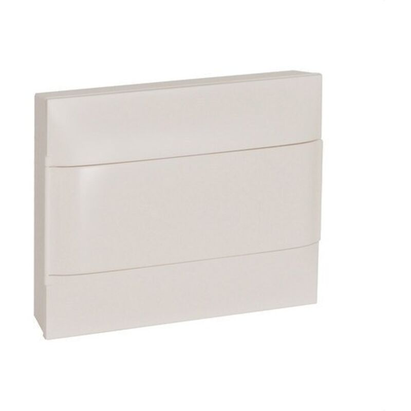 Boîte de surface Practibox S porte lisse 1x12 rangées