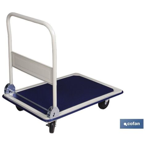 Chariot à plateforme pliable en aluminium 915x615x860 mm