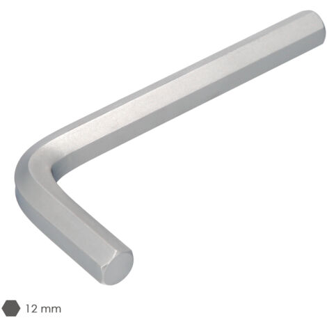 Clé Allen professionnelle standard en acier au chrome vanadium 12,0 mm.
