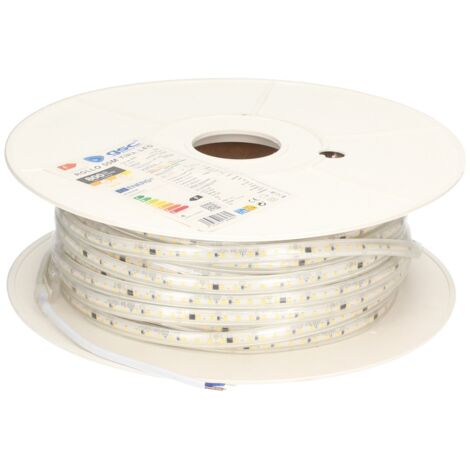 Rouleau 50M Bande LED 8W/M 4000-4500K IP65 230V