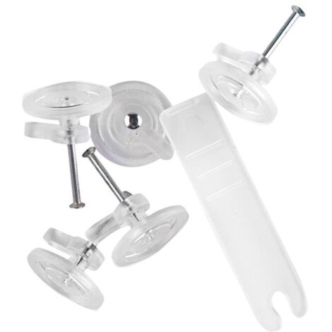 Cintre rond transparent hanstik easy 12u