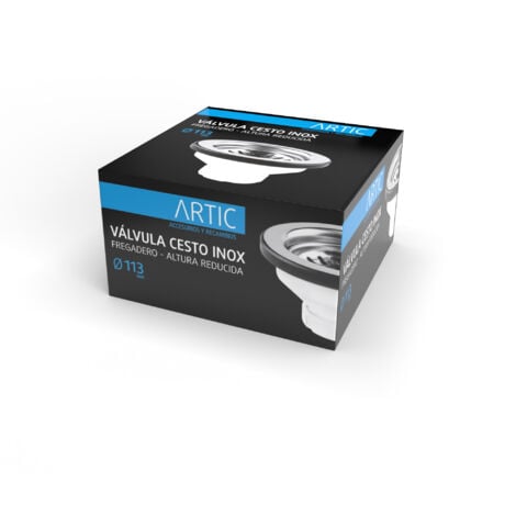 Valve de lavabo Artic hauteur réduite 1 1/2"