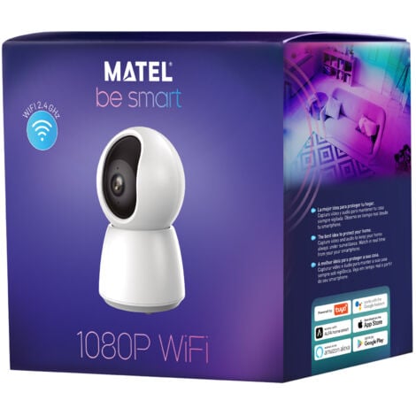 Caméra intérieure hd matel wifi intelligent vision 360º