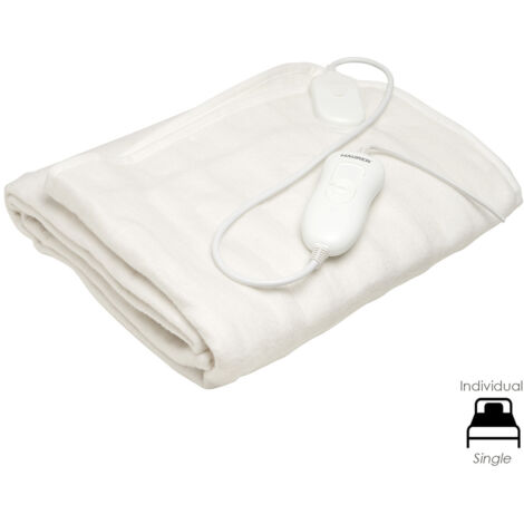 Chauffe-lit individuel 150x80 cm. 60 watts. 3 niveaux de température ...