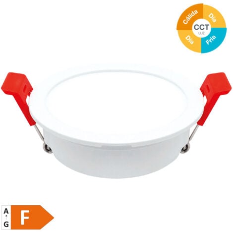 Lumati LED compact encastrable anneau rond 7W 3000/4000/6000K Blanc