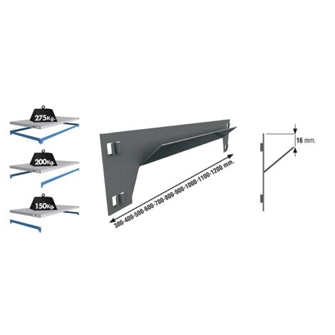 Sclick 300mm SIMON RACK Stringer – Gris