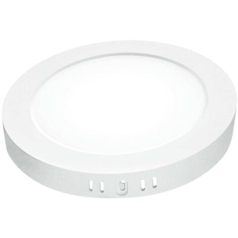 MATEL PC Downlight LED blanc surface ronde 18W froid