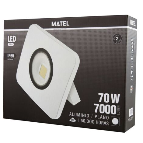 MATEL Projecteur LED blanc IP65 70W froid