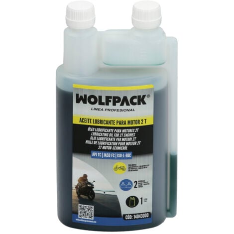 Huile lubrifiante avec gicleurs pour moteurs 2 temps (1l)