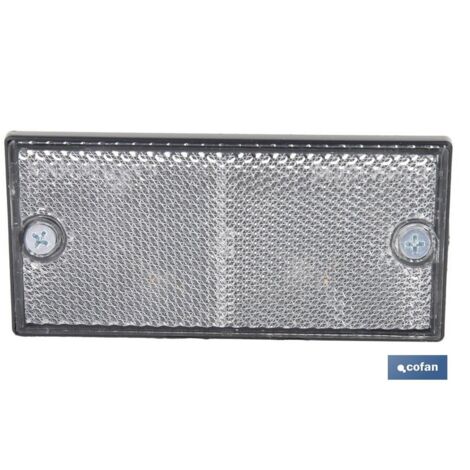Réflecteur rectangulaire homologué avec vis pour fixation sur véhicules ...
