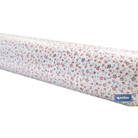 Rouleau de caoutchouc avec motif floral moderne 140 cm x 20 m en PVC et ...
