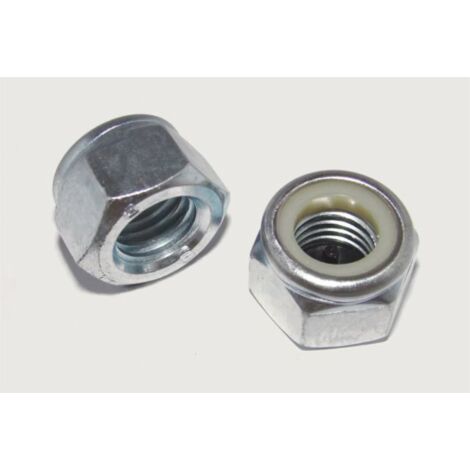 Écrous autobloquants métriques 18 DIN 985 zingués
