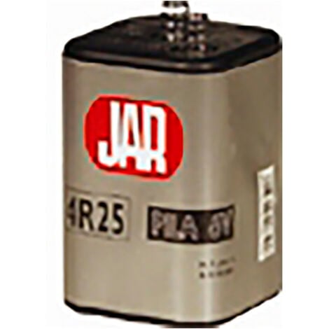 Batterie rechargeable 6V 4R25 pour lampe de balise de chantier 4080
