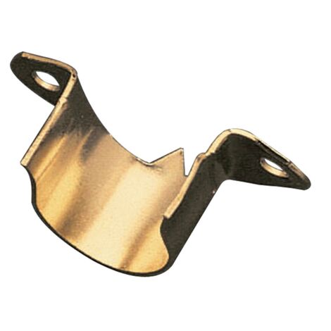Support latéral pour tube de placard 20 mm chrome/laiton WL-142
