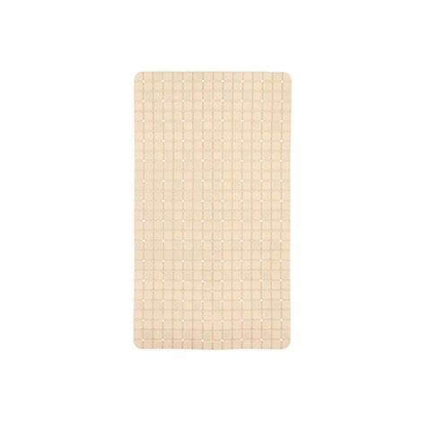 Tapis de bain antidérapant beige 68x38cm 90984 beryl
