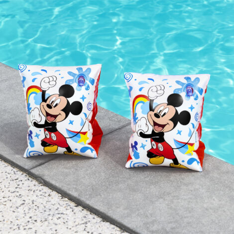 Brassards de natation Mickey et Minnie Mouse pour tout-petits 23 x 15 cm