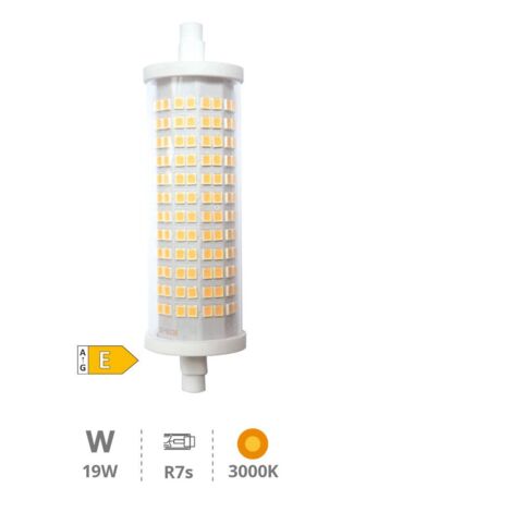 Ampoule linéaire LED 118 mm R7s 19 W 3000 K