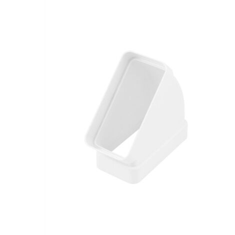 Coude rectangulaire horizontal 45º - 55x110mm, GONAL.