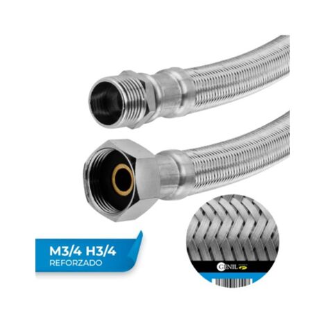 Tuyau flexible en acier inoxydable 304 M3/4 H3/4, EPDM non toxique, 30 ...